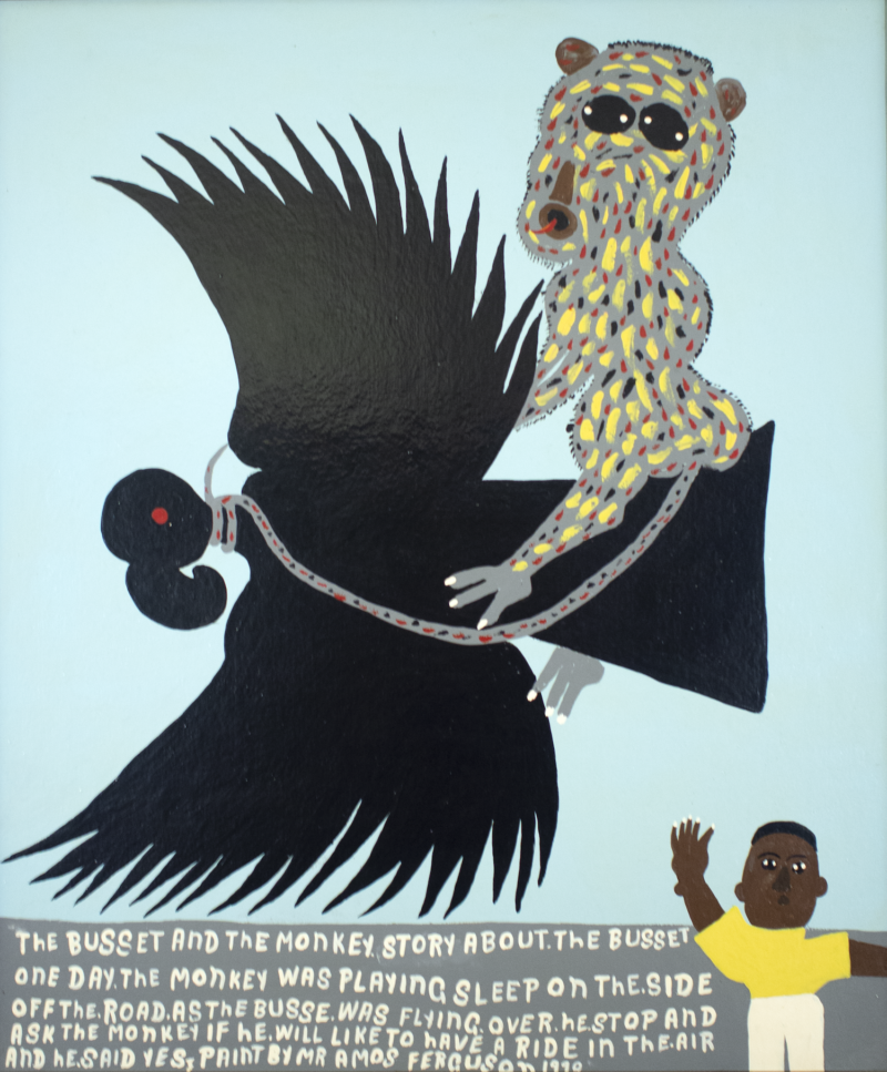 From the Collection: “The Bussett and the Monkey” (1991) by Amos ...